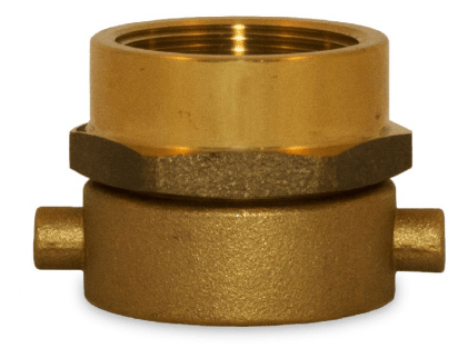 2 1/2 NST SINGLE SNOOT FDC IMP - Fire Protection Parts