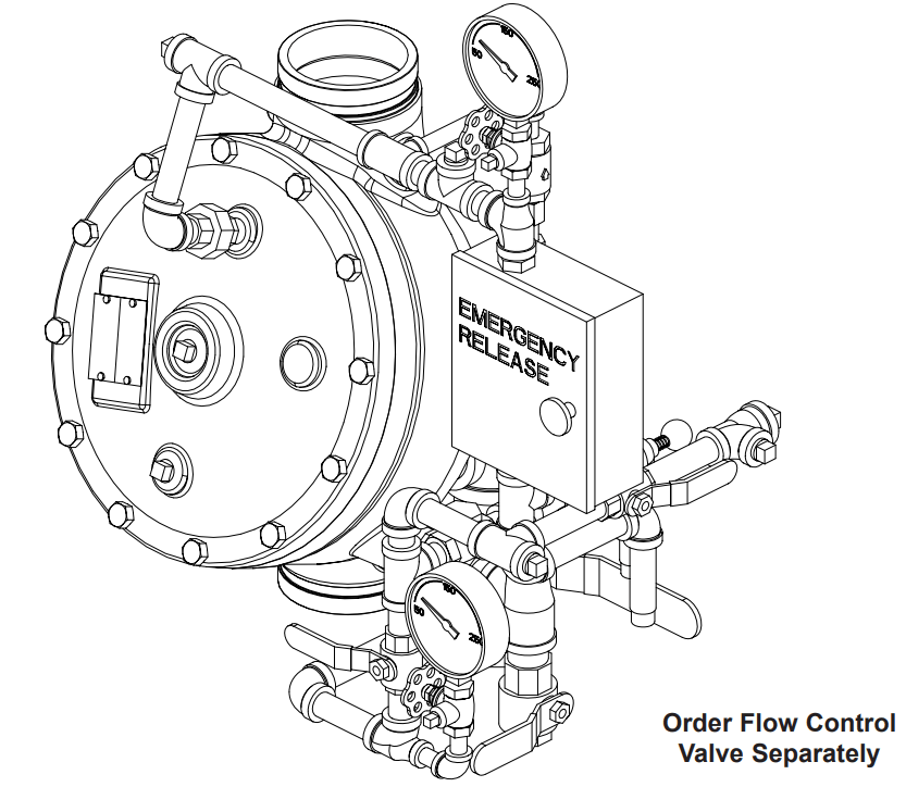 Flow Control Valve 4 Model J Vertical Trim | Viking – Fire Protection Parts