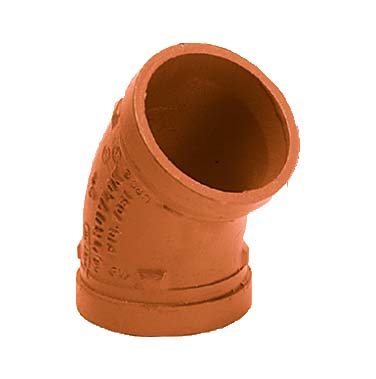 GROOVED 45° ELBOW DOM - Fire Protection Parts
