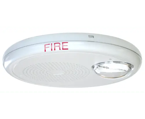 Kidde GCHFWF-S7VMCH High Fidelity Ceiling Speaker Strobe - Fire ...