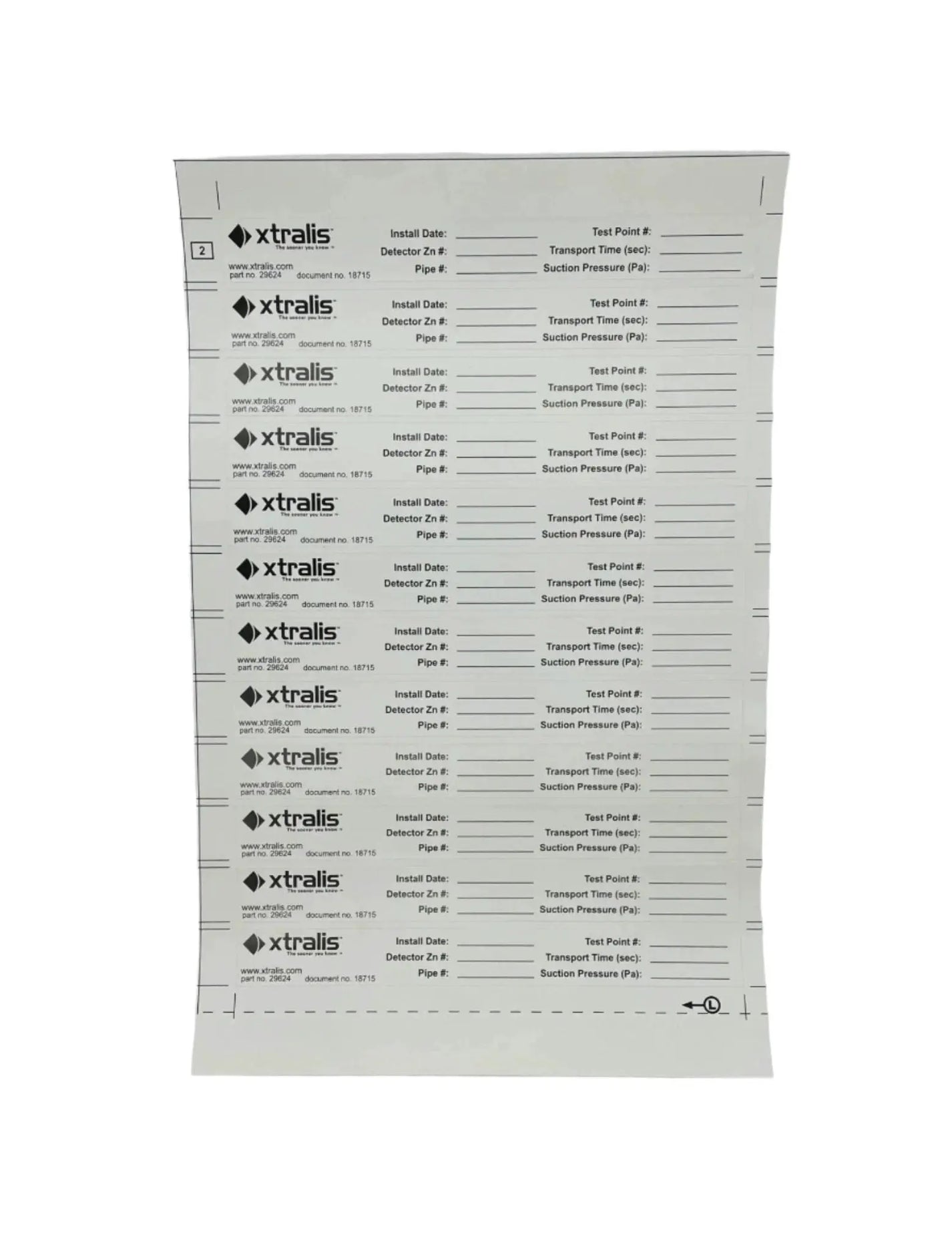 Kidde Test Point Pipe Labels Durable Fire Safety Identification - Fire ...
