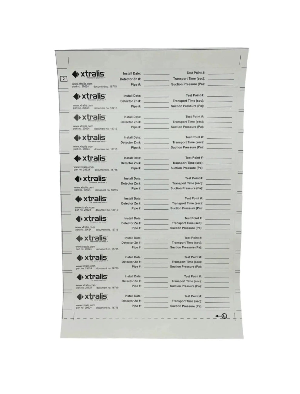 Kidde Test Point Pipe Labels Durable Fire Safety Identification - Fire ...