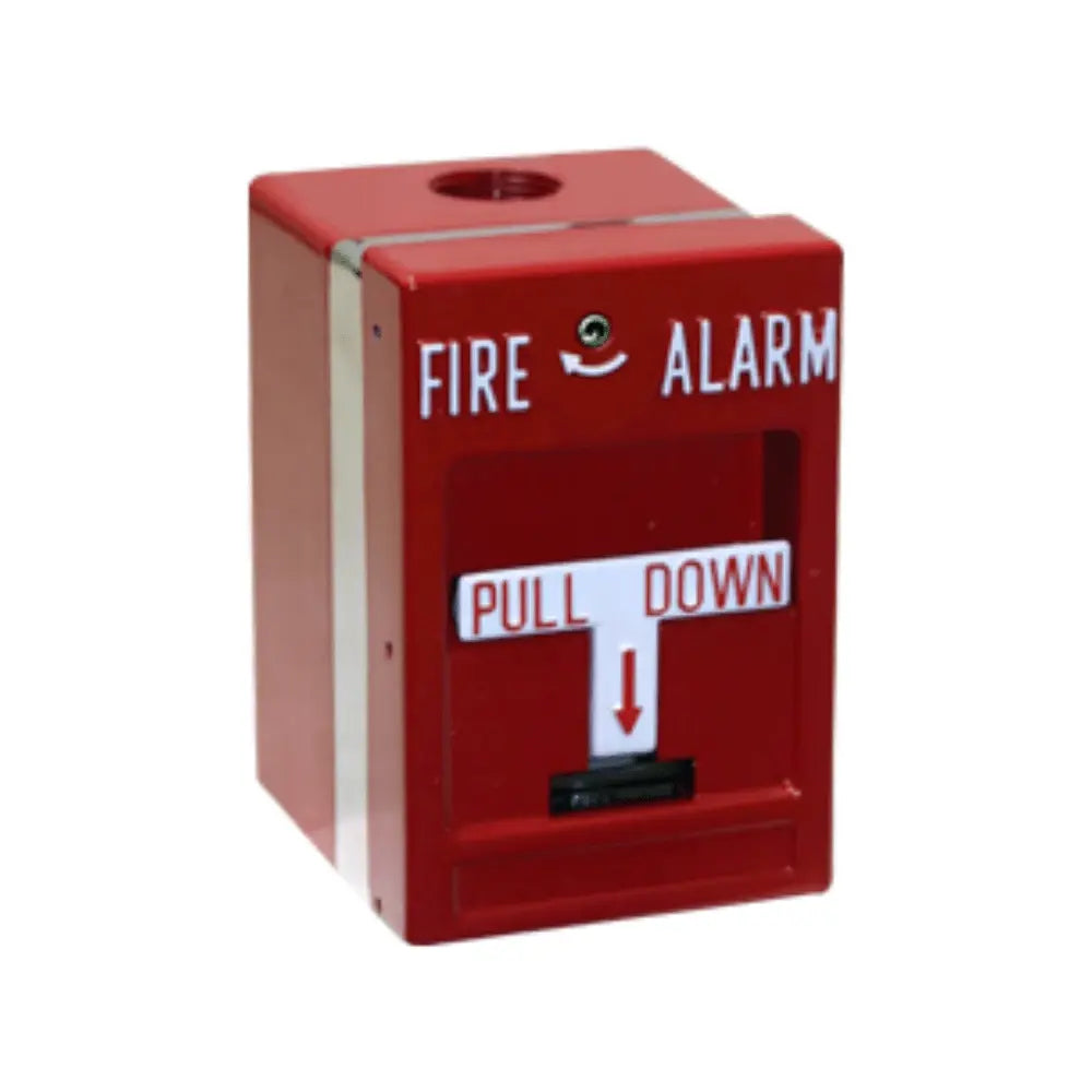 Manual pull station weatherproof Single-action DPDT hex screw reset ...